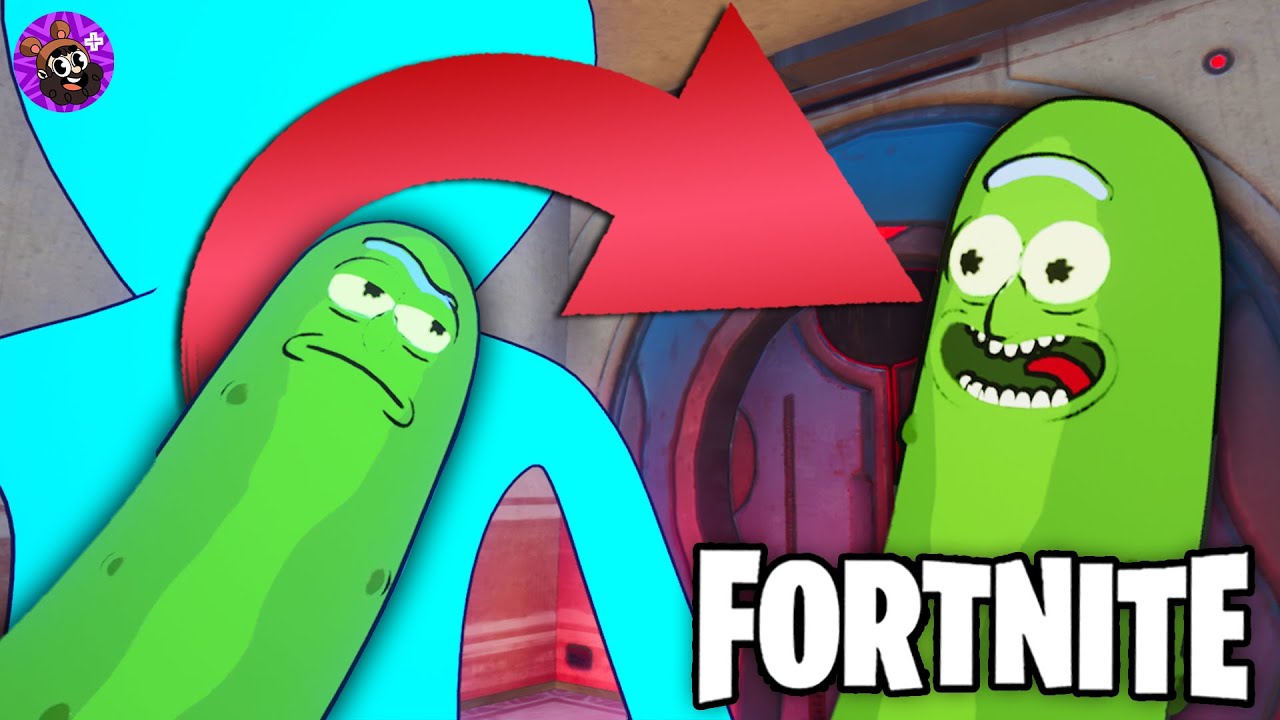 LA MEJOR REACTIVIDAD!! PICKLE RICK NUEVA MOCHILA GRATIS - FORTNITE ...