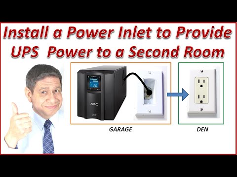 Installing a Power Inlet that Provides UPS Power to a Secondary Room ...