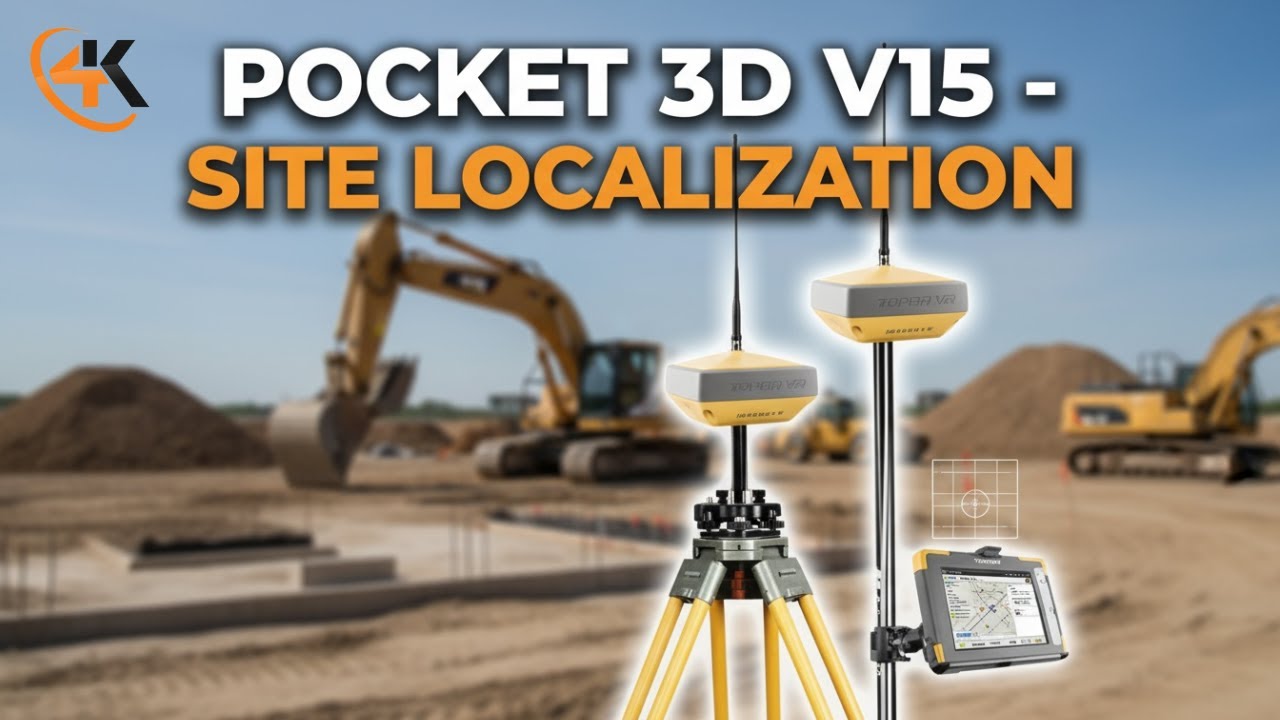 Topcon Pocket 3D V15 - Site Localization - YouTube