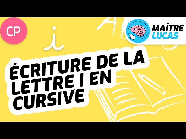 La Lettre I En Cursive French Cursive Writing Letter Practice Pages