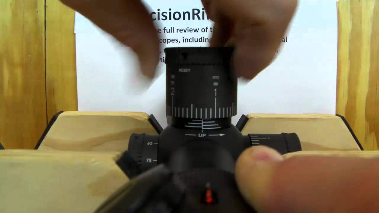 Vortex Razor HD 5-20x50 Turret Demo - YouTube