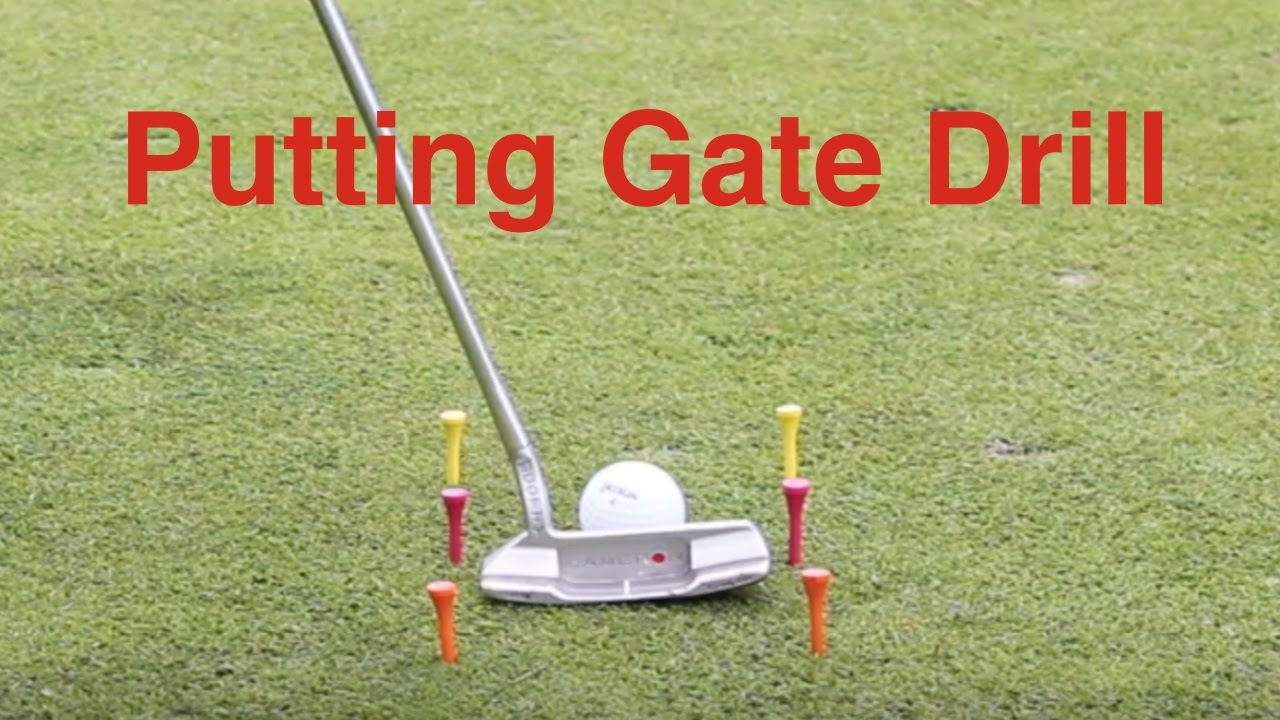 Putting Gate drill - YouTube
