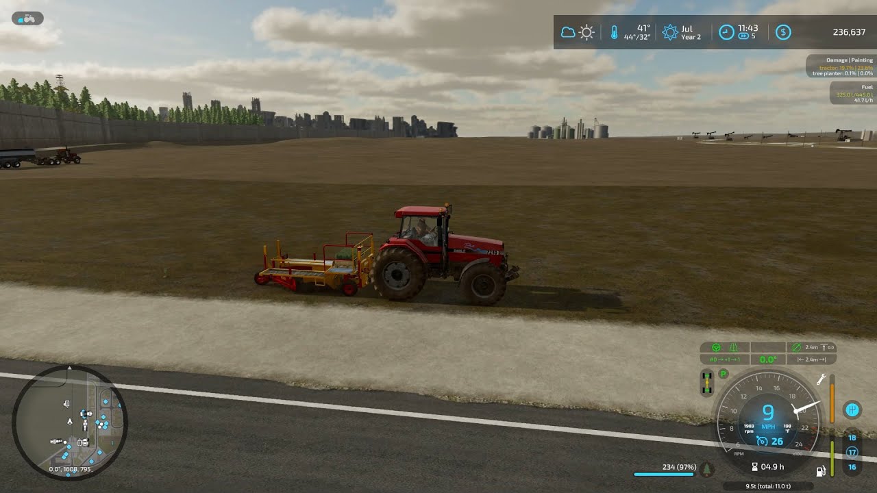 FS22 | Frontier | Timelapse #12 | Planting trees - YouTube