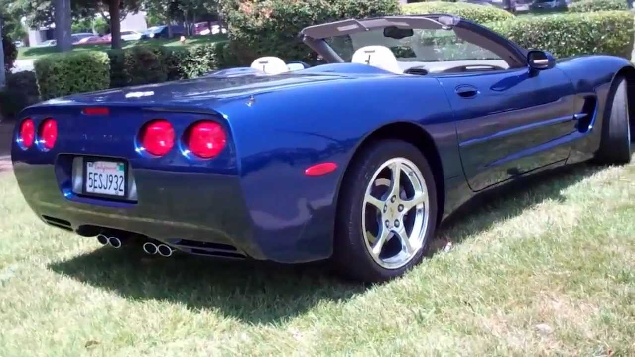 SOLD 2004 Blue Corvette Convertible for sale by Corvette Mike ...