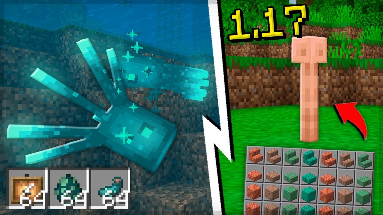MINECRAFT 1.17 - CHEGOU A LULA BRILHANTE e NOVIDADES na BEDROCK! - YouTube
