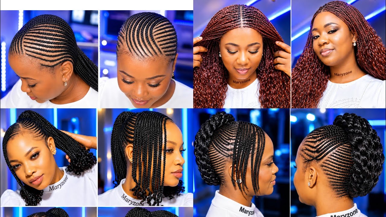 Elegant Neat Braids for black women ️ - YouTube