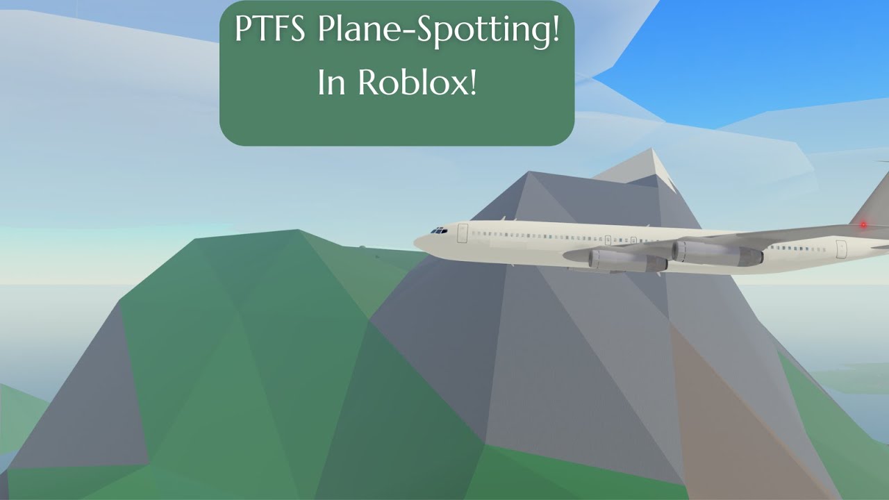 Roblox Plane spotting in PTFS on Halloween - YouTube