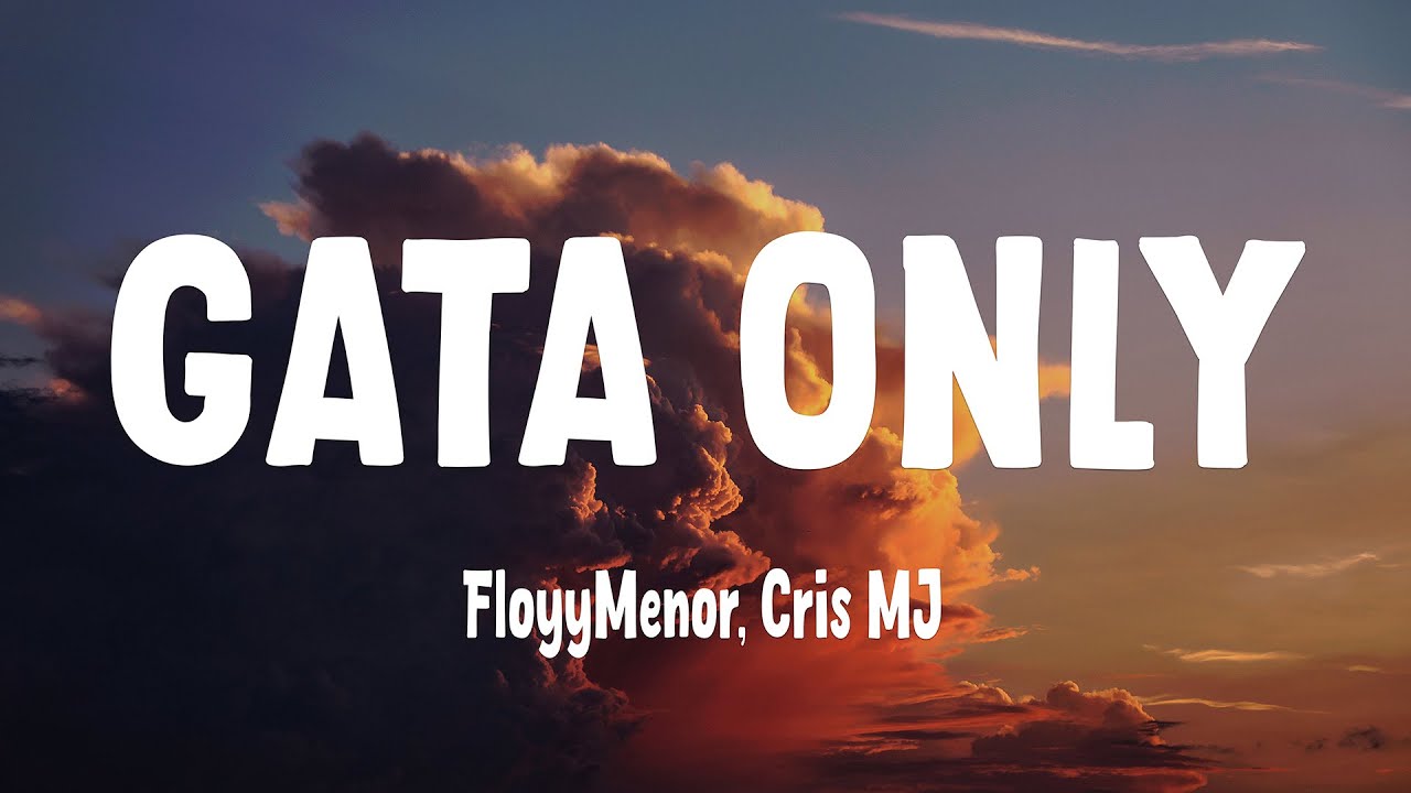 FloyyMenor - GATA ONLY ft. Cris MJ (Letra/Lyrics) - YouTube