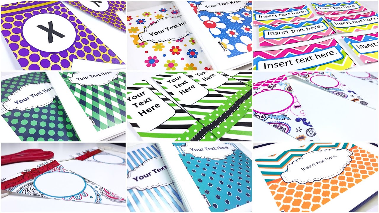 Multi-Colored Color Scheme Editable Classroom Decorations - YouTube