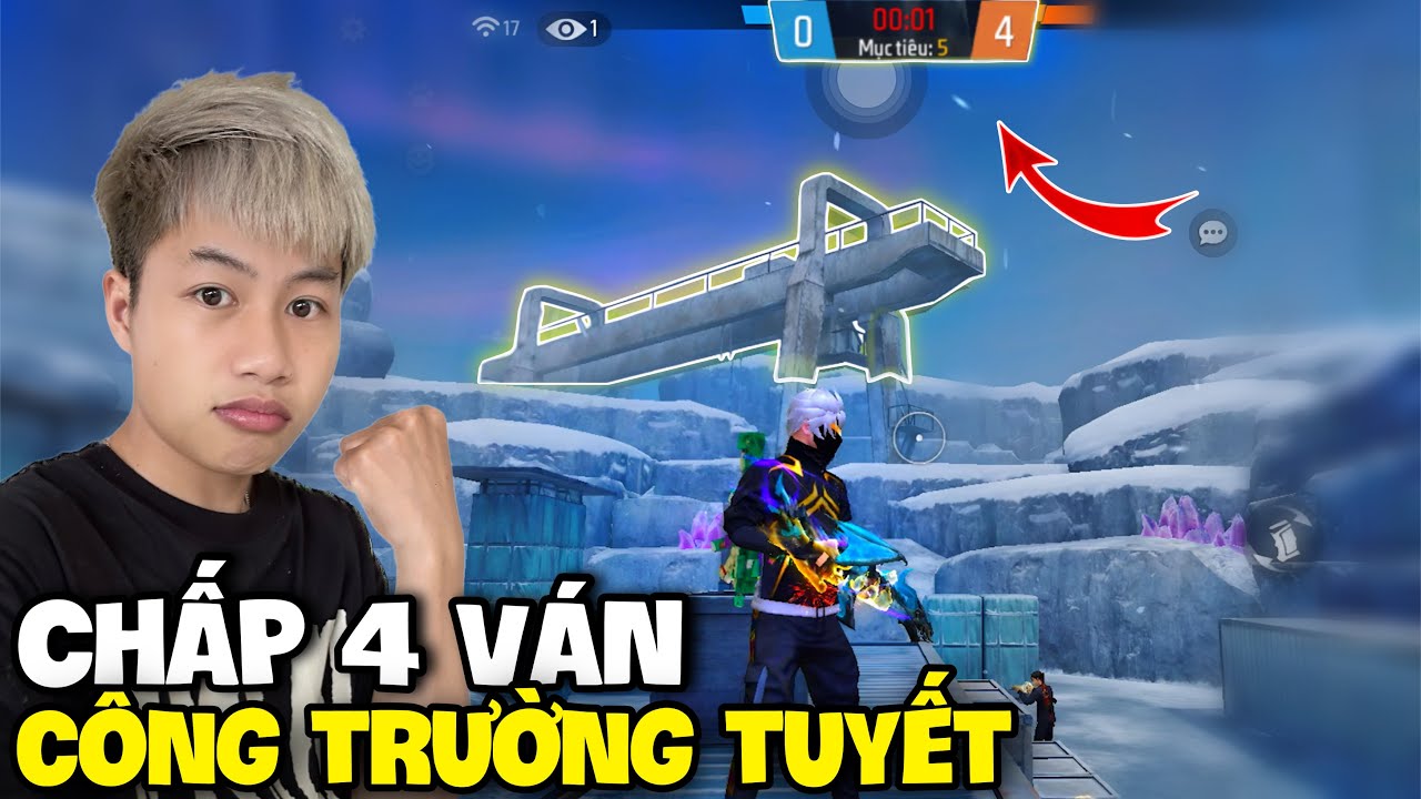 Free Fire | Quang Con Chơi Độc Lang Chiến " Công Trường Tuyết " Chấp 4 ...