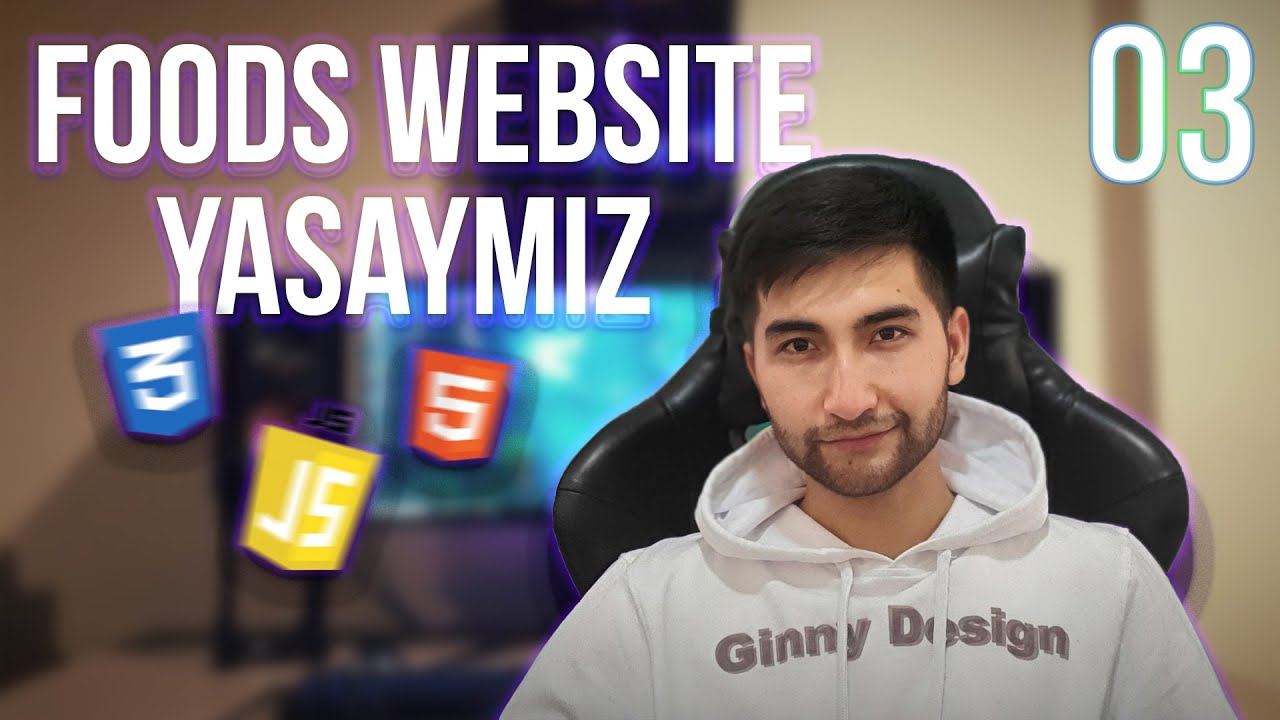 FOODS WEB SITE #3 / HTML CSS JAVASCRIPT - YouTube