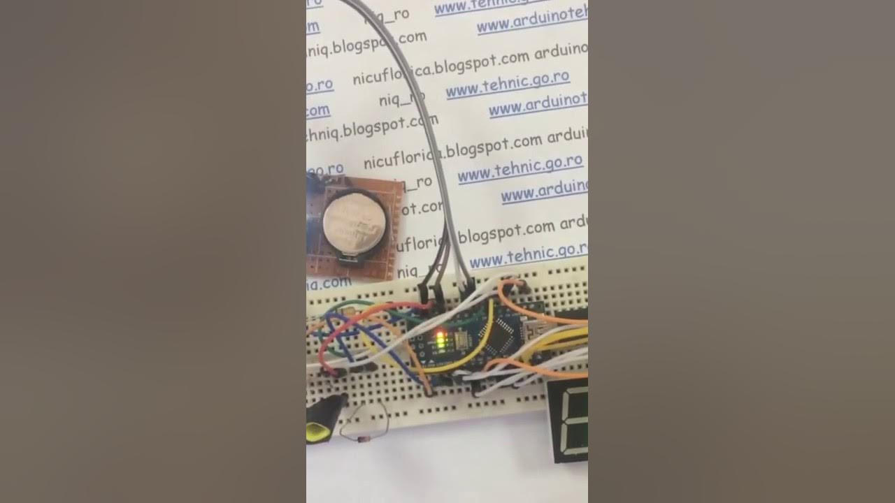 RTC clock with manual adjust, date, alarm & temperature using Arduino (3) - YouTube