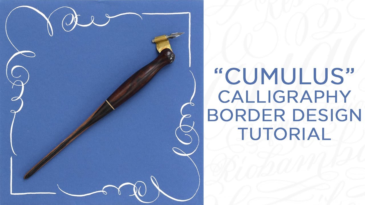 Simple Calligraphy Border Designs