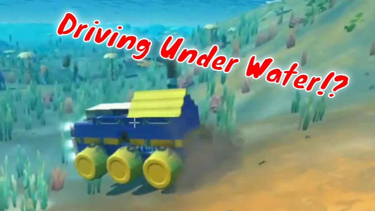 Under water Driving exploration | Scrap Mechanic - YouTube