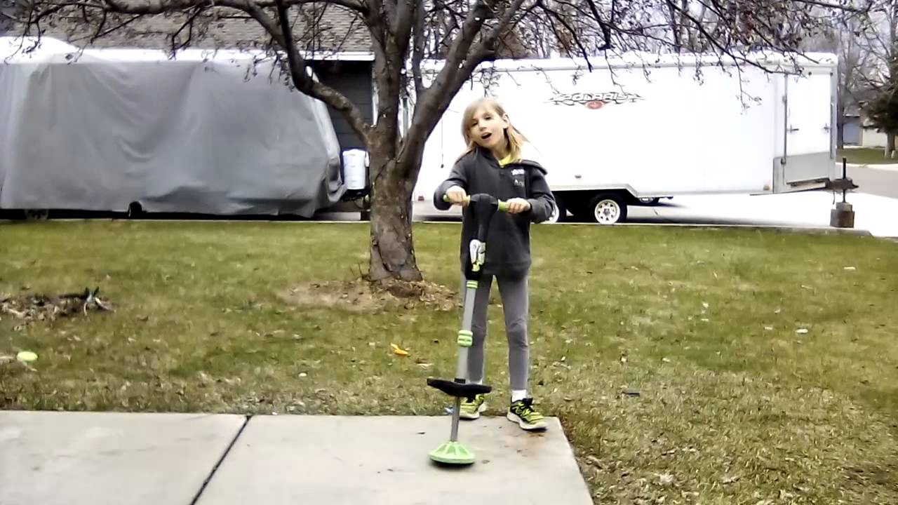 Challenge pogo stick challenge - YouTube