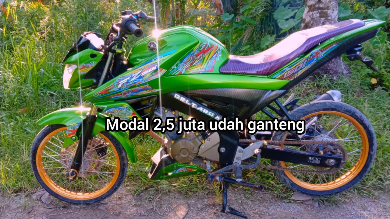 modifikasi Vixion warna hijau - YouTube