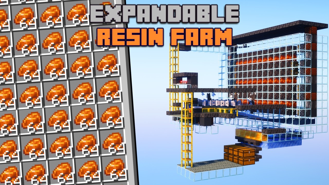 Easy Expandable Resin Farm! 24.000/Hour - 234.000/Hour Resin ...