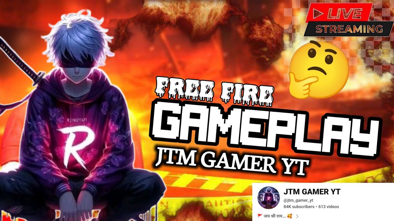 Free Fire live Steam JTM GAMER YT IS LIVE #steam #streaming #live # ...