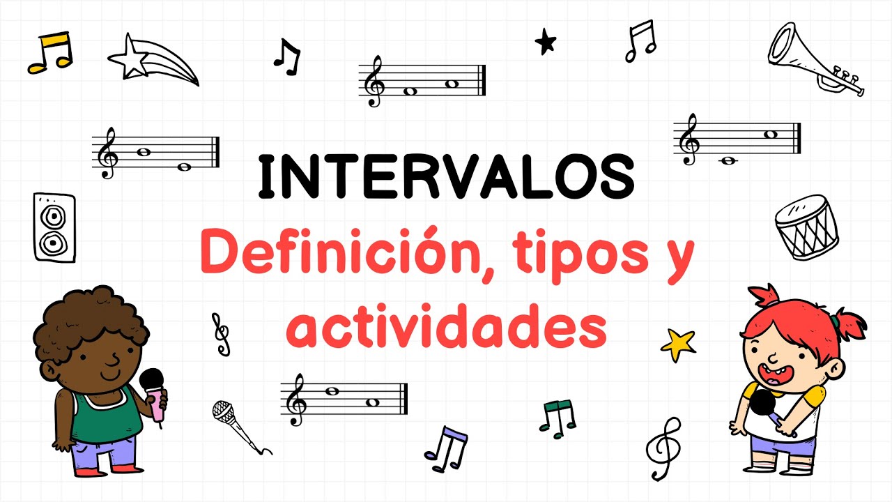 INTERVALOS: definición, tipos y actividades 🎧🎶 | Ficha de ejercicios en ...