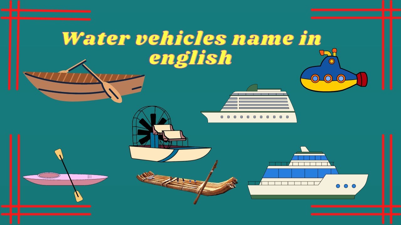 #Water vehicles name #watervehicles #boat #watertransport - YouTube