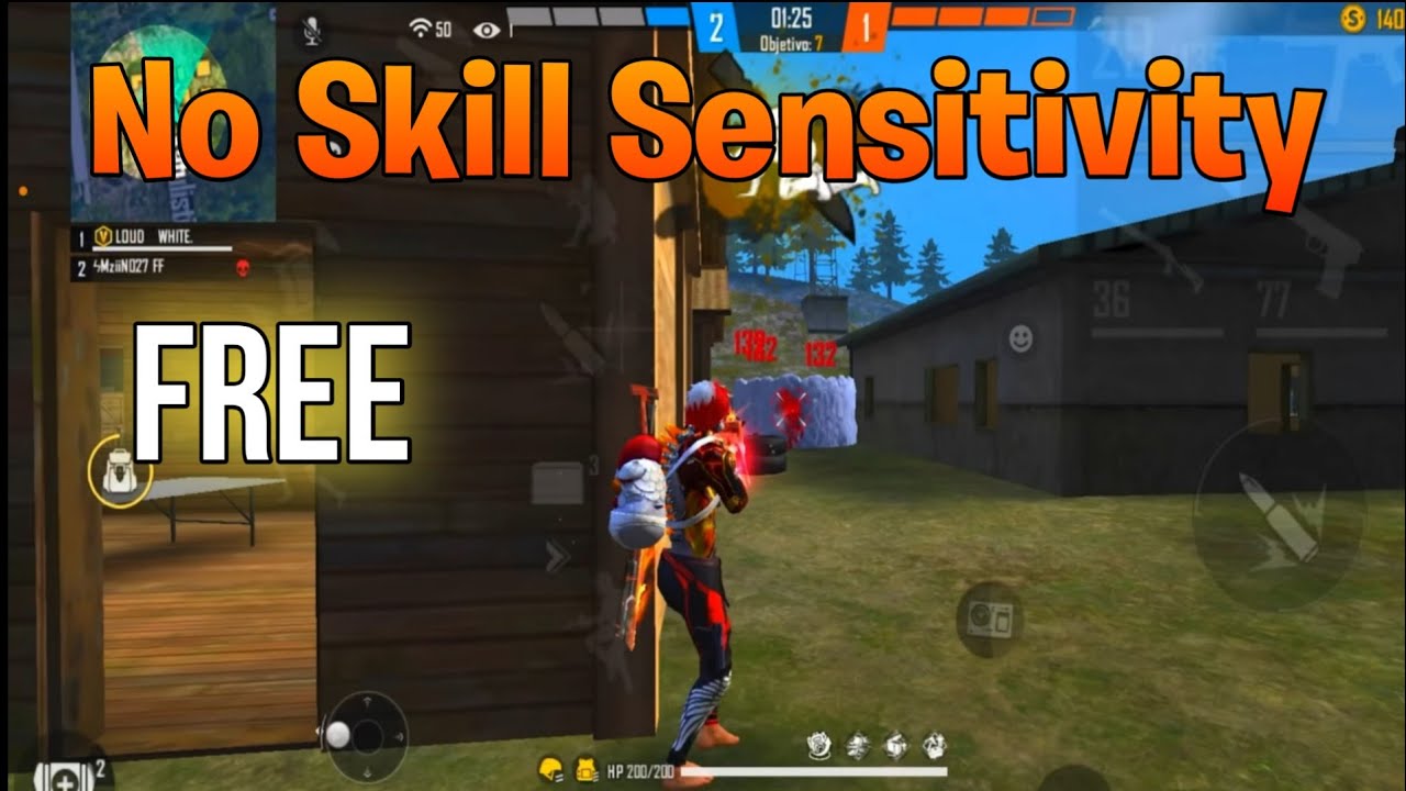 white ff no skill sensi download 📥 || white ff no skill sensi for ...