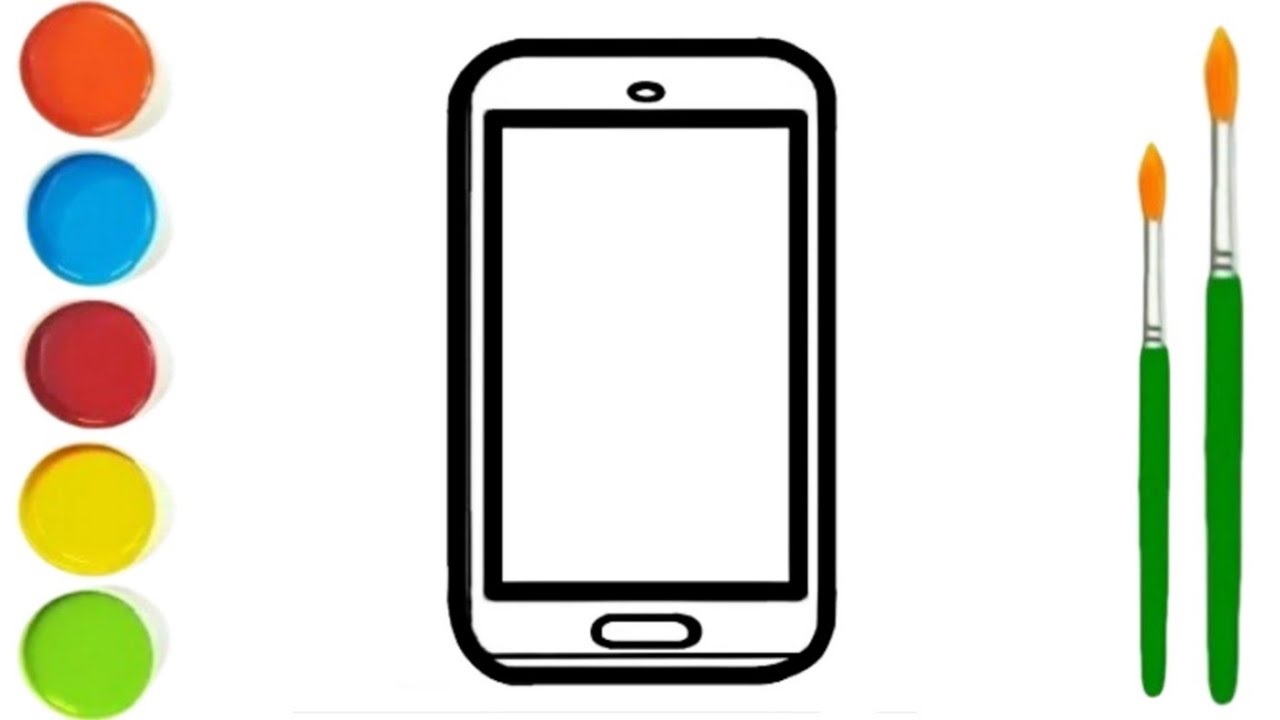 How to draw cute and easy Huawei Phone | Easy drawing, Painting and ...