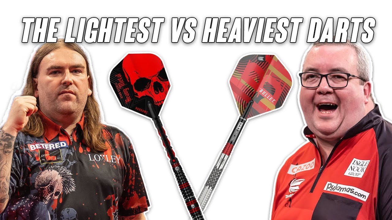 The Heaviest vs Lightest Darts on the PDC Tour! - YouTube