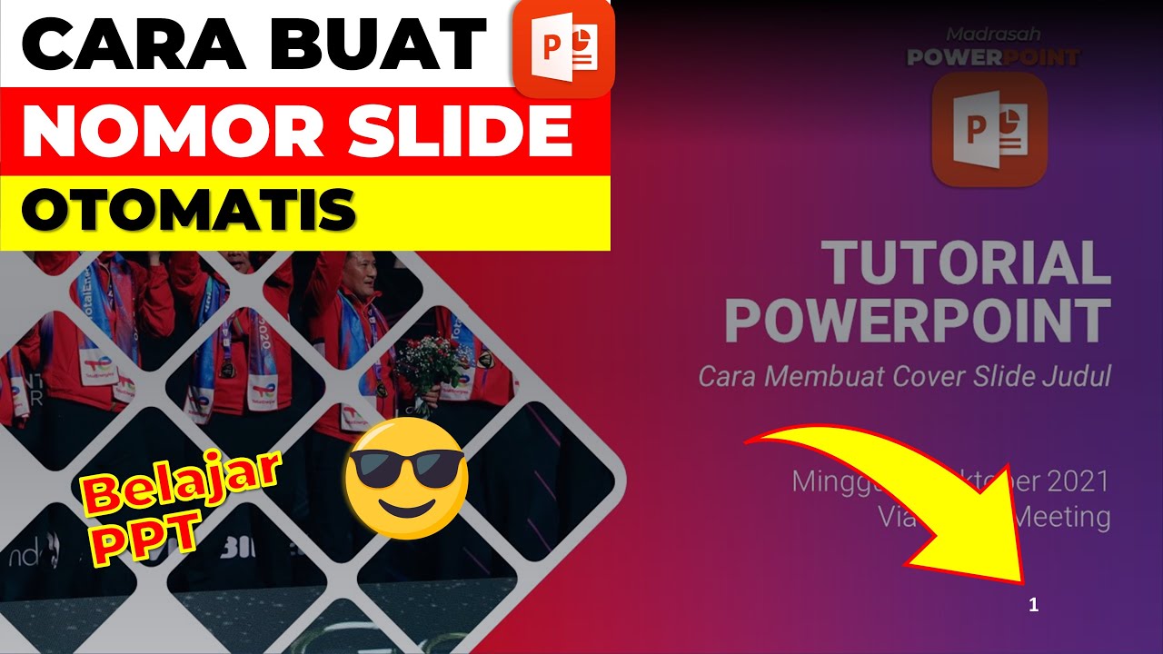 Cara Membuat Nomor Slide Otomatis di Powerpoint - YouTube