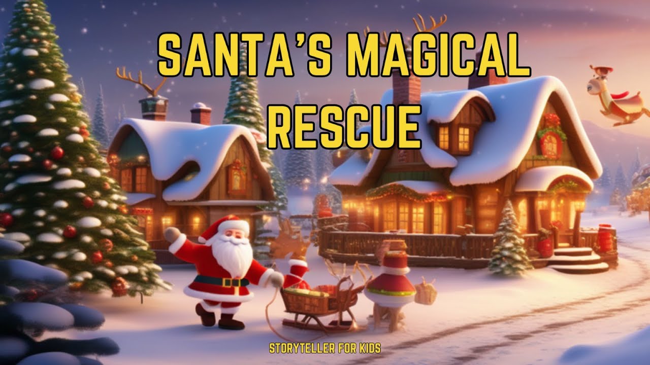 Santa's Magical Rescue - #storyforkidsinenglish #christmas # ...
