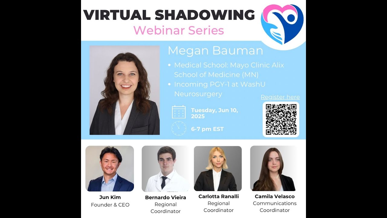 Virtual Shadowing: Dr. Megan Bauman, Incoming Neurosurgery Resident at ...