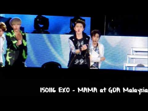 150113 EXO - MAMA at GDA in Malaysia