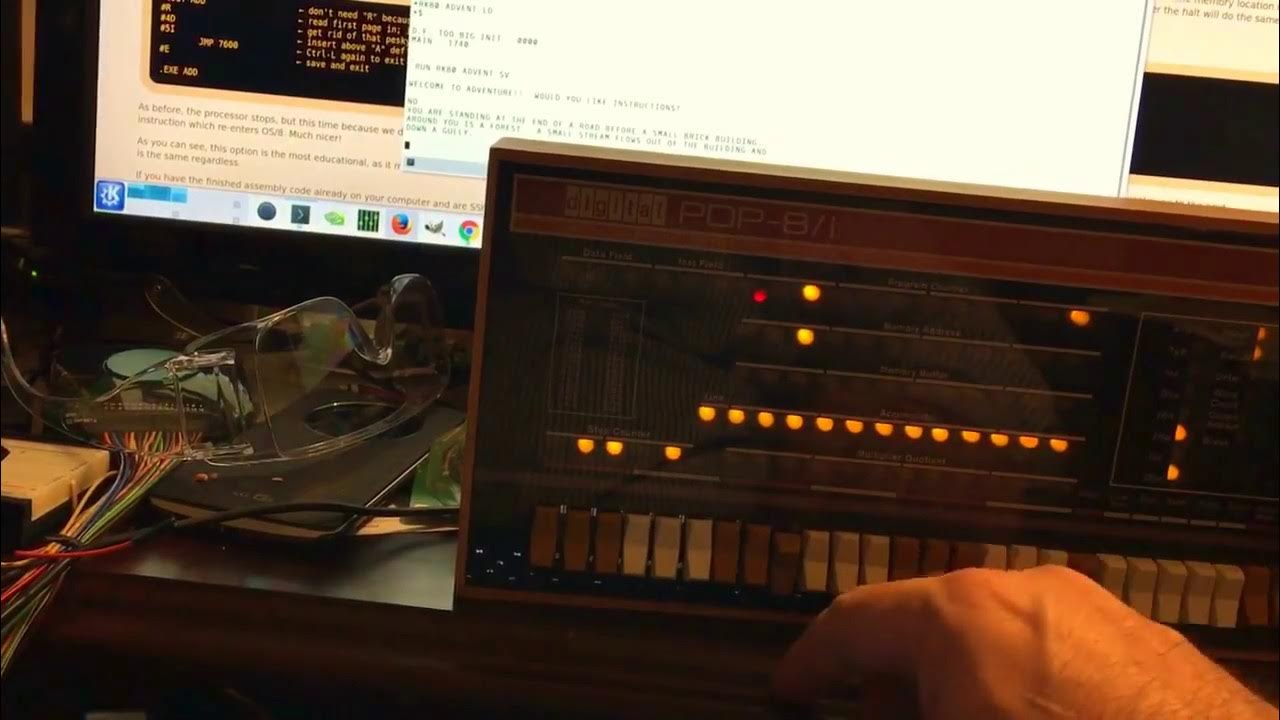 PiDP 8 PDP 8 Replica - YouTube