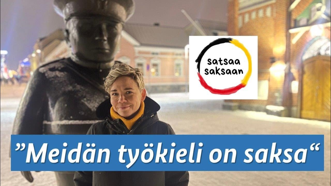 Riina Salminen #satsaa_saksaan: “Meidän kieli on saksa.“ - YouTube