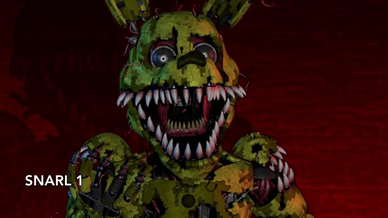 Sound effect - nightmare springtrap (halloween special 2018) SFX - YouTube