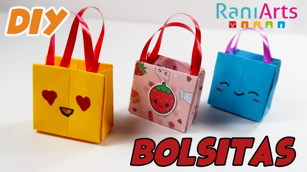 DIY - BOLSITAS DE REGALO ORIGAMI - GIFT BAGS - YouTube