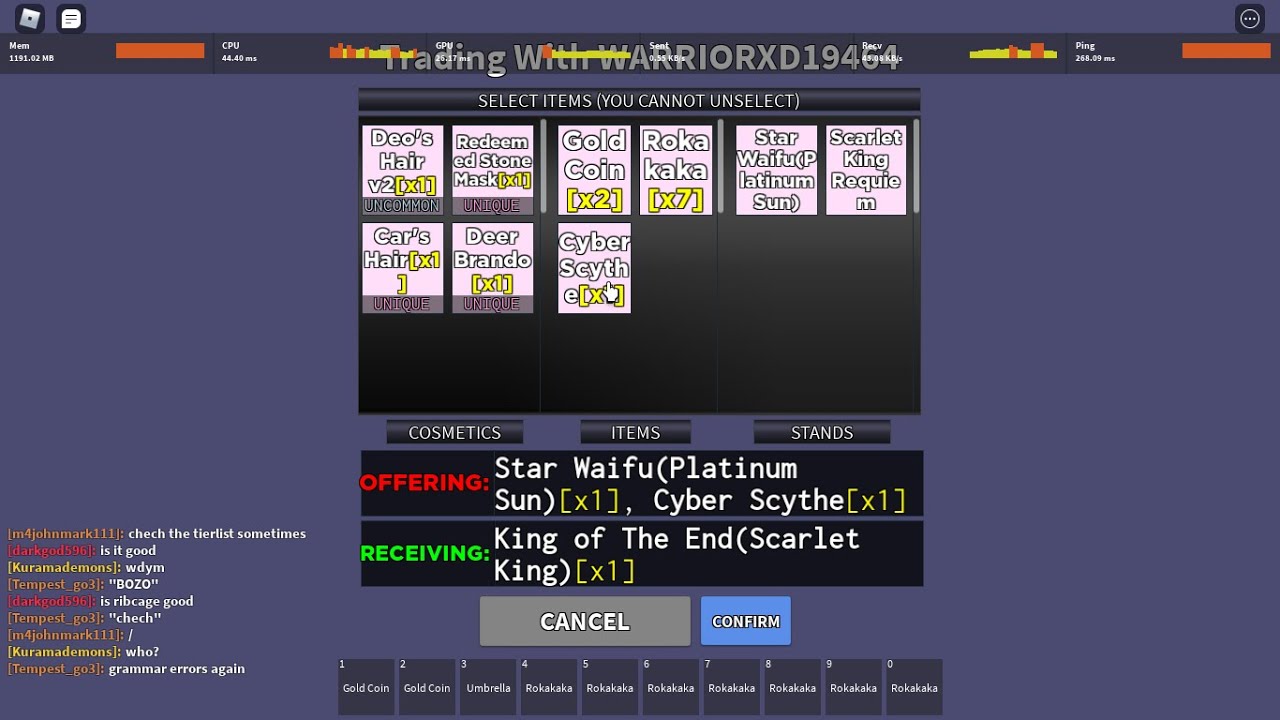 [YBA] I TRADE MY SP R63+add FOR ENDER KC BASE - YouTube