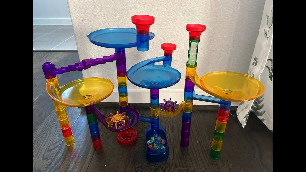 Plastic Marble Maze 4K Marble Genius - YouTube