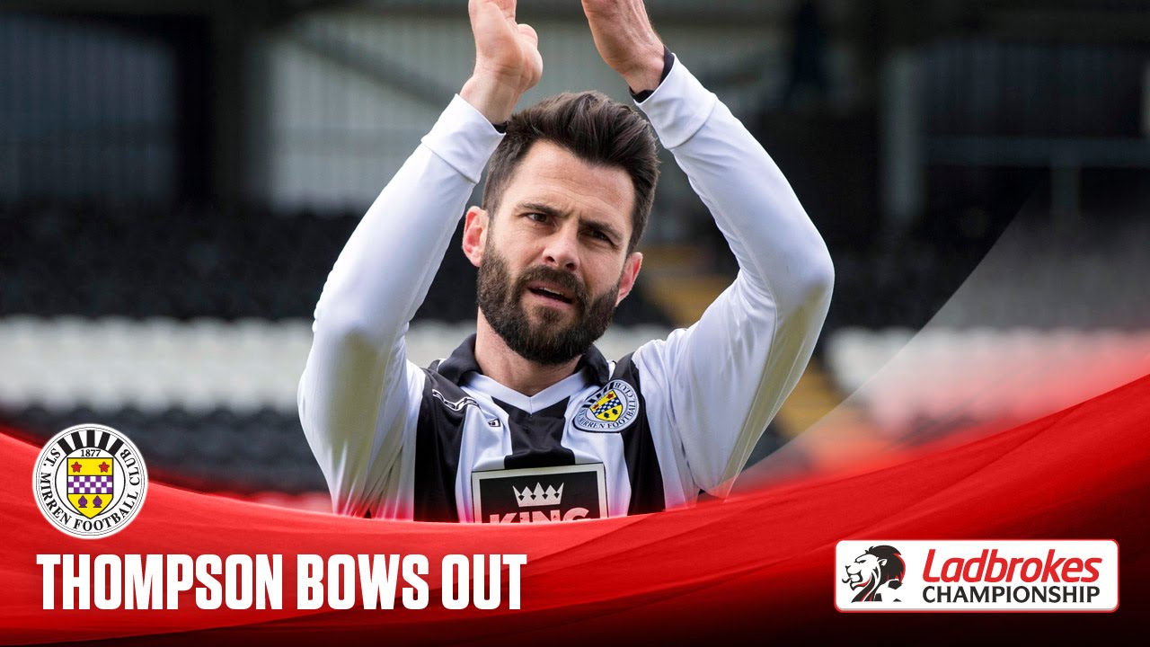 St Mirren legend Steven Thompson bows out of football - YouTube