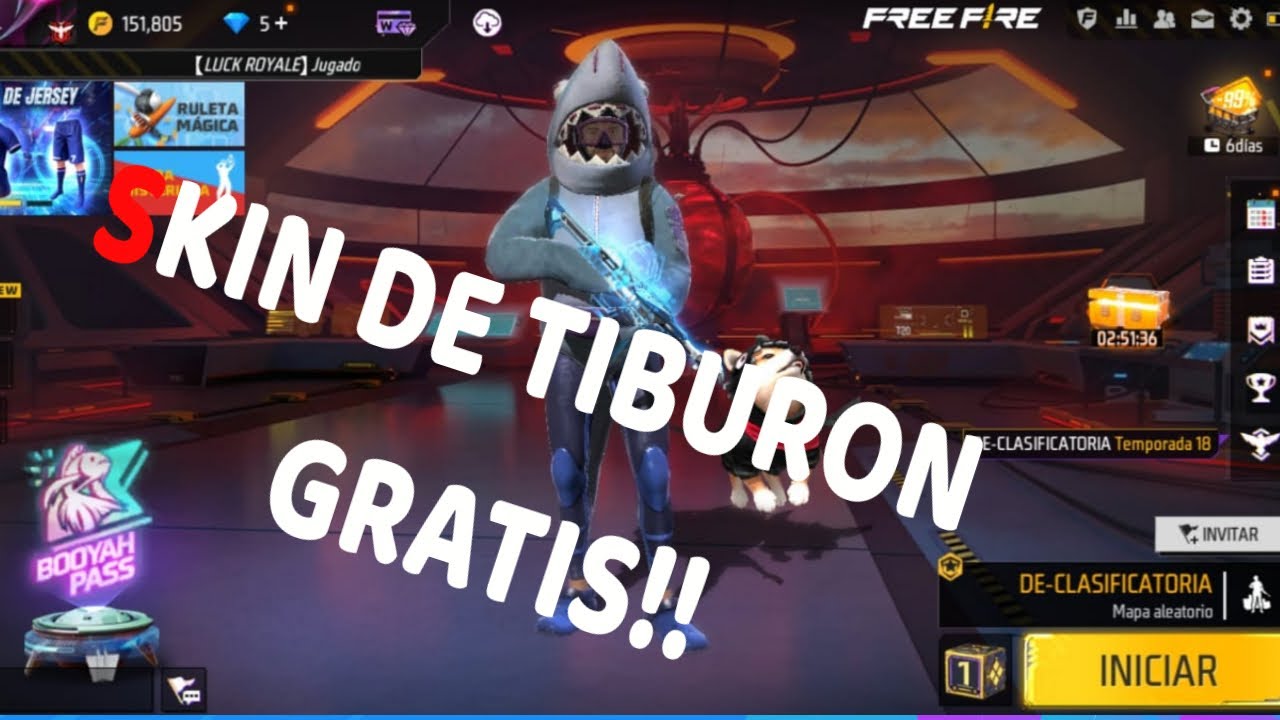 NUEVO EVENTO!!!COMO RECLAMAR LA SKIN DEL TIBURÓN GRATIS!!-VAMP GAMES ...