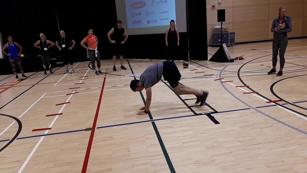 Ladder Sideways Up-Up--Back-Up-Up- With Feet - YouTube