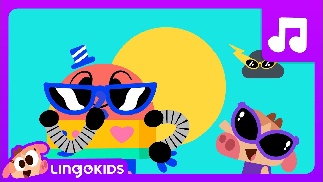 WEATHER SONG ☔🌞🎵 HELLO THERE SUN SUN SUN | Lingokids - YouTube