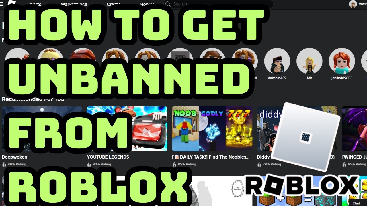 How To Get Unbanned From Roblox!! (Roblox Unban Guide) - YouTube