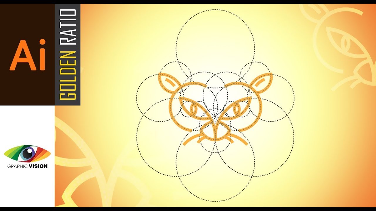 Adobe Illustrator Golden Ratio Logo Design BIG cat - YouTube