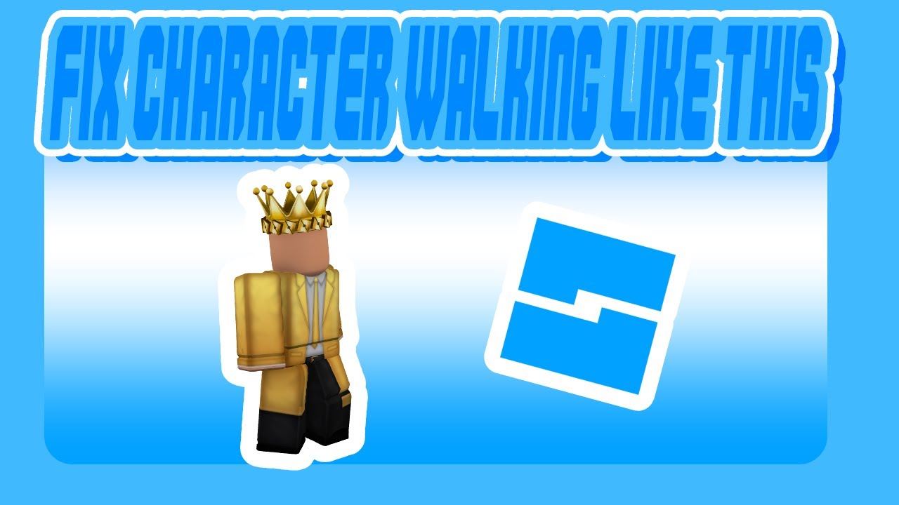 How to fix character walking by arm or back (Roblox Studio) - YouTube