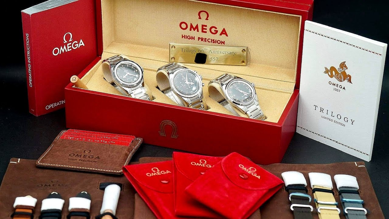 [Quá Đỉnh & Hiếm] Full set Omega 1957 Trilogy Limited Edition 557 sets ...