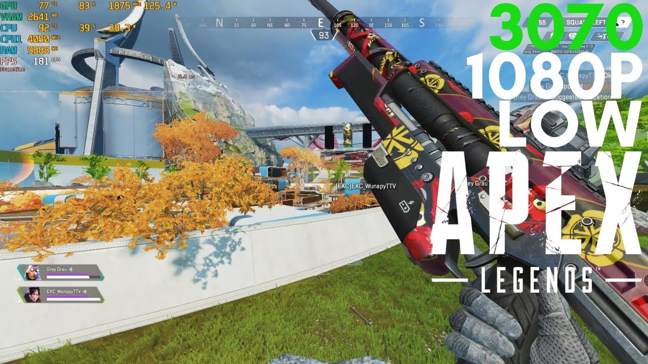 Apex Legends - Legion 5 (3070 Laptop/5800h) - Low Settings - YouTube