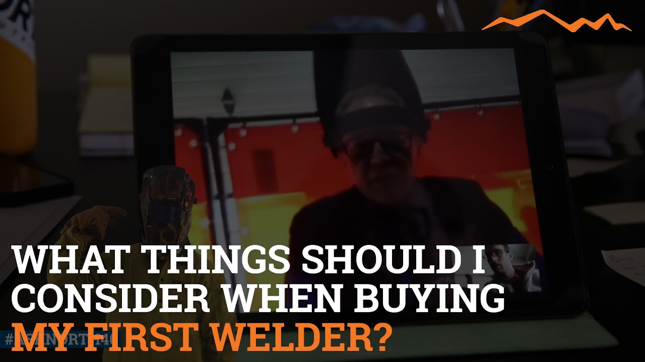 What things should I consider when buying my first welder? - YouTube