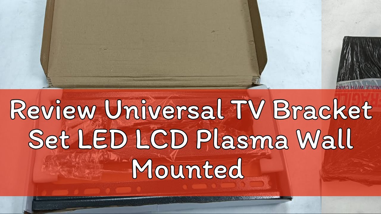 Review Universal TV Bracket Set LED LCD Plasma Wall Mounted Adjustable ...
