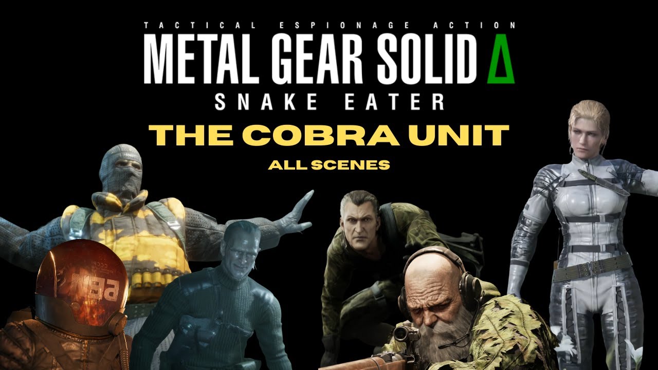 MGS: Snake Eater The Cobra Unit Scenes - YouTube