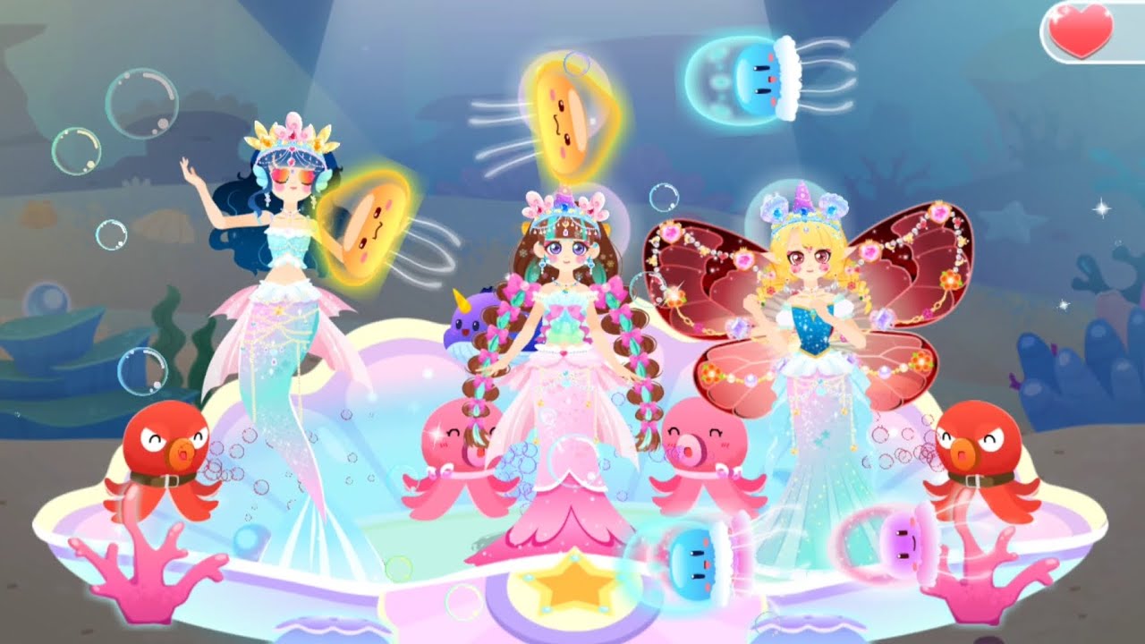 PUTRI RAMBUT PANJANG BERDANDAN CANTIK KE PESTA PUTRI TARI LAUT | GAME ...